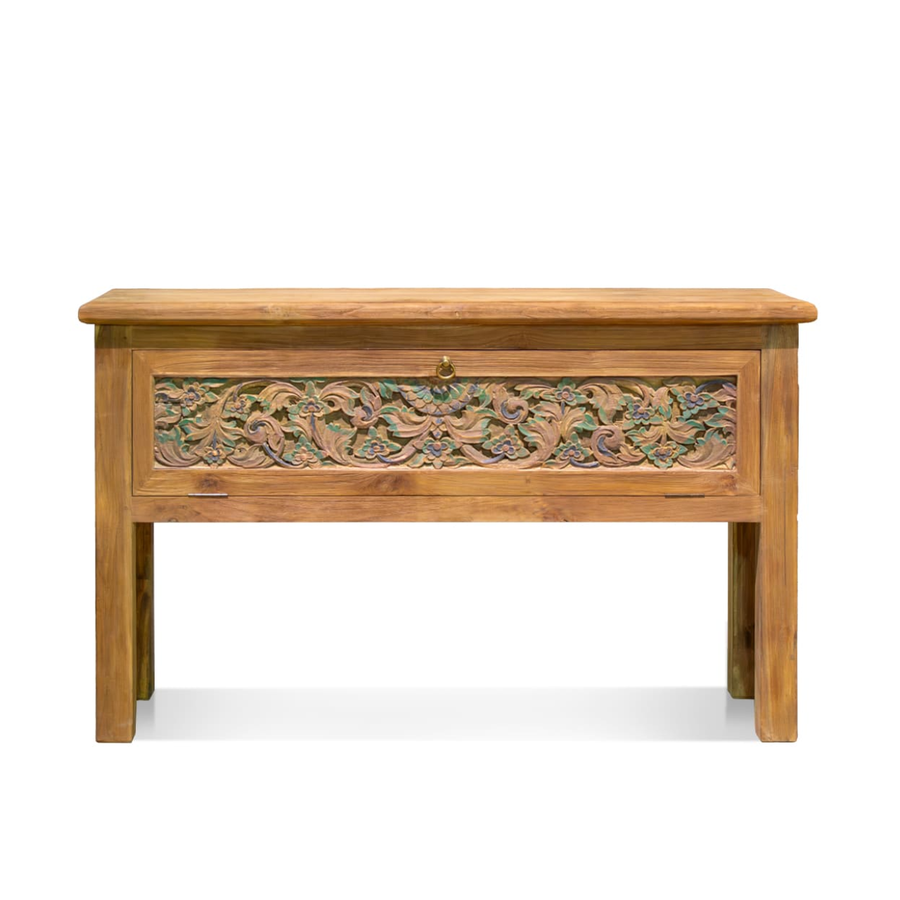 Consola Merida De Madera de Teca Talla 1 Puerta E - Moycor